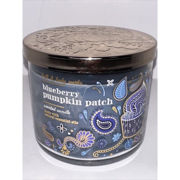 Bath & Body Works | Accents | Bath Body Works 3wick45 Oz Candle Blueberry Pumpkin Patch New 223 ...
